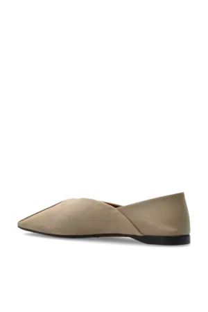 Max Mara Leather Ballerines - Beige