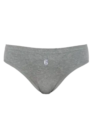 MAISON MARGIELA Logo Briefs - Grey