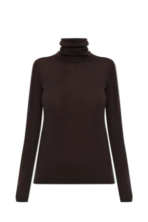 Max Mara Saluto’ Wool Turtleneck - Brown