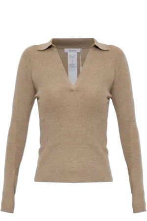 Max Mara Angel’ Cashmere Top - Beige