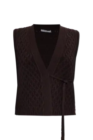 Max Mara Wool Vest ‘lembo - Brown