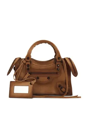 Balenciaga Le City Mini Bag In Tan