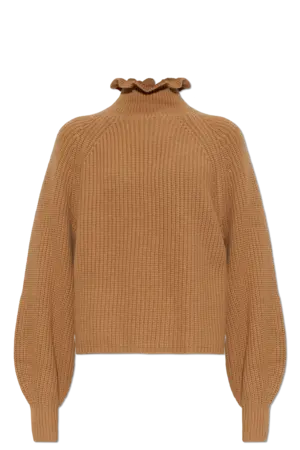 Max Mara Wool Turtleneck ‘pontile - Brown