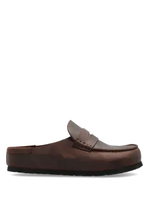 BIRKENSTOCK Naples Wrapped’ Leather Shoes - Brown