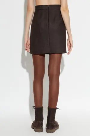 Max Mara Acinoso’ Wool Skirt