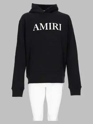 Amiri Felpa Con Logo - Black