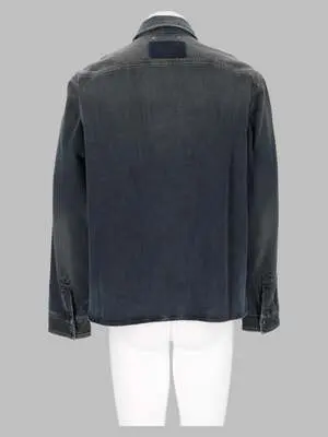 GOLDEN GOOSE Camicia Slim Fit In Denim Di Cotone