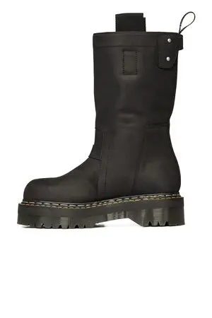 Rick Owens X Dr. Martens Quad Sole Pull On Boot - Black