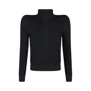 Balenciaga Exaggerated Power Shoulder Tracksuit Jacket 'navy / White - Black