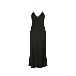 Balenciaga Fluid Silk Pyjama Slip Dress - Black