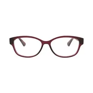 Gucci Square-frame Injection Optical Frames 'burgundy Burgundy Transparent - Red