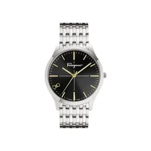 FERRAGAMO Slim Formal Watch 'stainless Steel - Silver