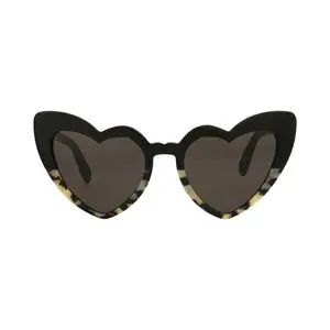 Saint Laurent Cat Eye-frame Acetate Sunglasses 'havana - Black