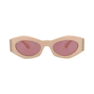 Alaïa Round-frame Acetate Sunglasses Red - Pink