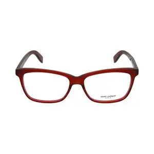 Saint Laurent Square-frame Acetate Optical Frames 'burgundy Burgundy - Red