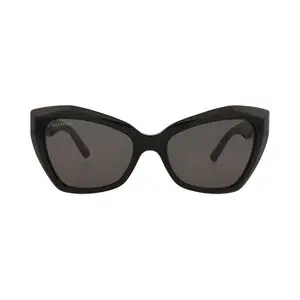 Balenciaga Cat Eye-frame Recycled Acetate Sunglasses Grey - Black