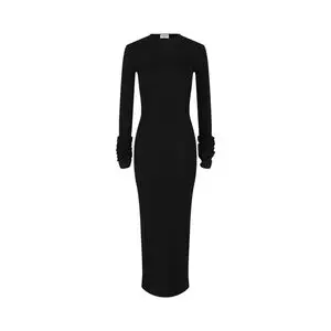 Balenciaga Extra Long Stretch Top - Black