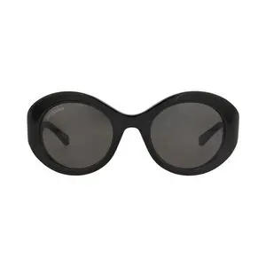 Balenciaga Round-frame Acetate Sunglasses Grey - Black