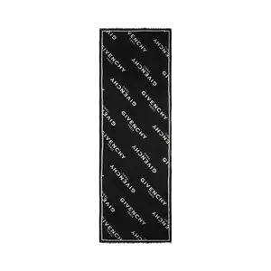 Givenchy Shadow Logo Scarf - Black