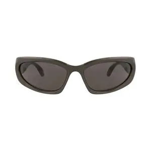 Balenciaga Shield-frame Bio Injection Sunglasses - Grey
