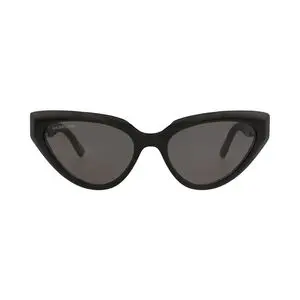 Balenciaga Cat Eye-frame Recycled Acetate Sunglasses /grey - Black