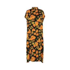 Balenciaga Rawcut Sleeveless Dress 'yellow Navy - Multicolor