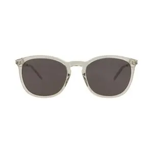 Saint Laurent Square-frame Acetate Sunglasses Silver Black - Brown