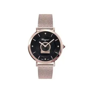 FERRAGAMO Minuetto Mesh Watch 'rosegold - Pink