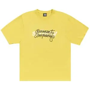 StÜssy Garment Co. Tee 'palm - Yellow