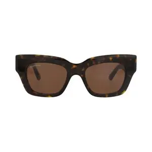 Balenciaga Square-frame Acetate Sunglasses 'havana Havana - Brown