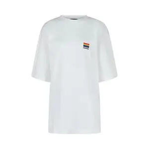 Balenciaga Pride Boxy T-shirt Black - White