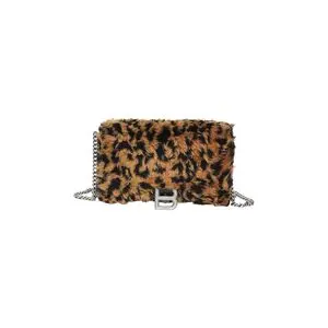 Balenciaga Hourglass Wallet On Chain Bag 'beige/brown - Tan
