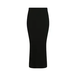 Balenciaga Midi Twisted Skirt - Black