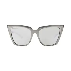 Balenciaga Cat Eye-frame Acetate Sunglasses - Silver