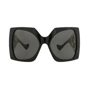 Gucci Shield-frame Recycled Acetate Sunglasses /grey - Black