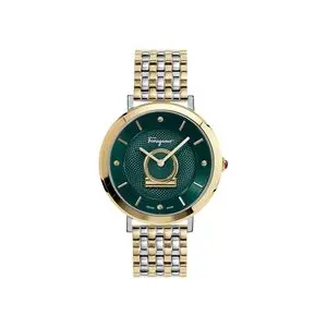 FERRAGAMO Minuetto Bracelet Watch 'two Tone - Silver