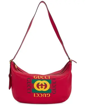 FWRD RENEW Gucci Half Moon Hobo Bag