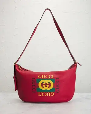 FWRD RENEW Gucci Half Moon Hobo Bag