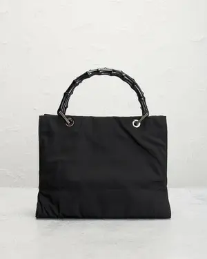 FWRD RENEW Gucci Bamboo Tote Bag