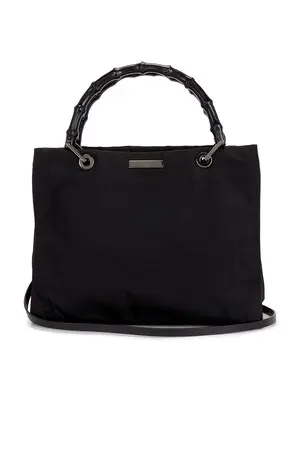 Gucci Bamboo Tote Bag - Black