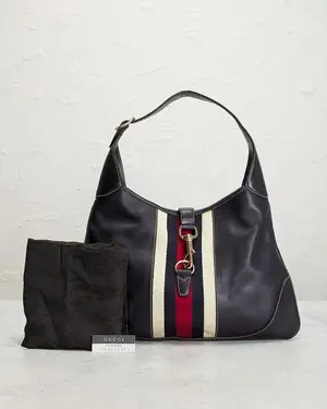FWRD RENEW Gucci Jackie O Bouvier Hobo Bag - Blue