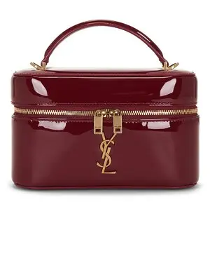 Saint Laurent Gaby Vanity Bag In Red - Lust Rose