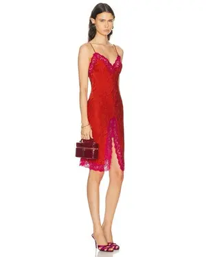 Saint Laurent Gaby Vanity Bag In Red - Lust Rose