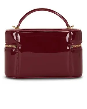Saint Laurent Gaby Vanity Bag In Red - Lust Rose