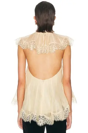 Zimmermann Ascent Flutter Top - Cream