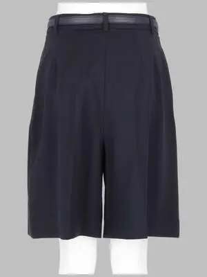 Max Mara Bermuda In Tela Di Lana