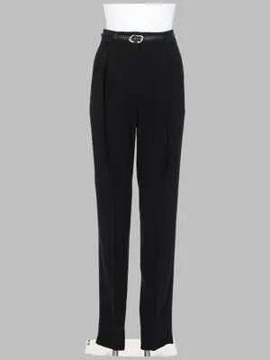 Max Mara Pantalone Carrot In Cady Tecnico - Black