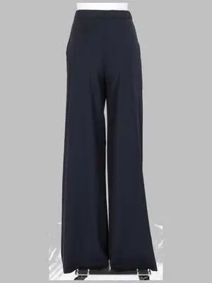 Max Mara Pantalone In Tela Di Lana Leggera