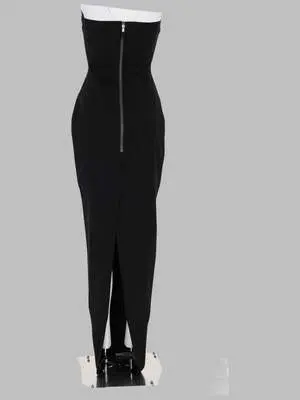 Rick Owens Abito Lungo Bustier Gown
