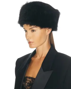 Saint Laurent Chapka Hat - Black